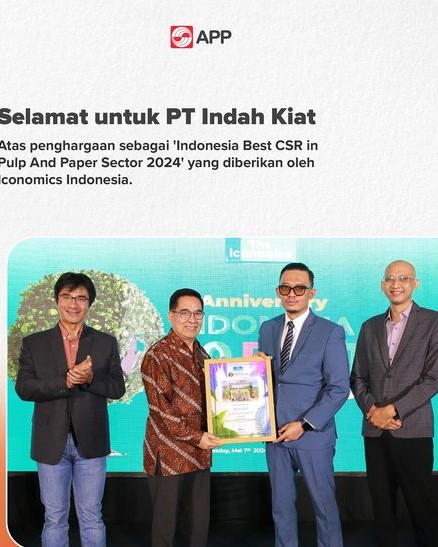 IKPP Raih Indonesia Best CSR in Pulp & Paper Sector 2024, Bina 148 UMKM ...