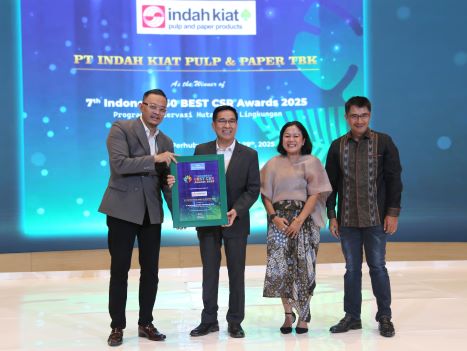 Indah Kiat Pulp & Paper Raih Penghargaan 7th Anniversary Indonesia Best ...