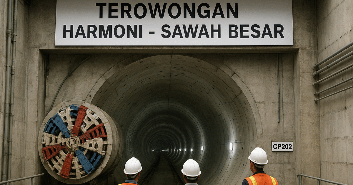 Terowongan MRT Jakarta Harmoni–Sawah Besar Selesai, Masuk Rekor ...