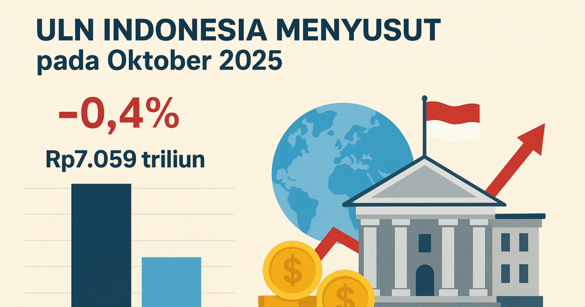 ULN Indonesia Menyusut pada Oktober 2025, Arus Modal Global Dongkrak ...