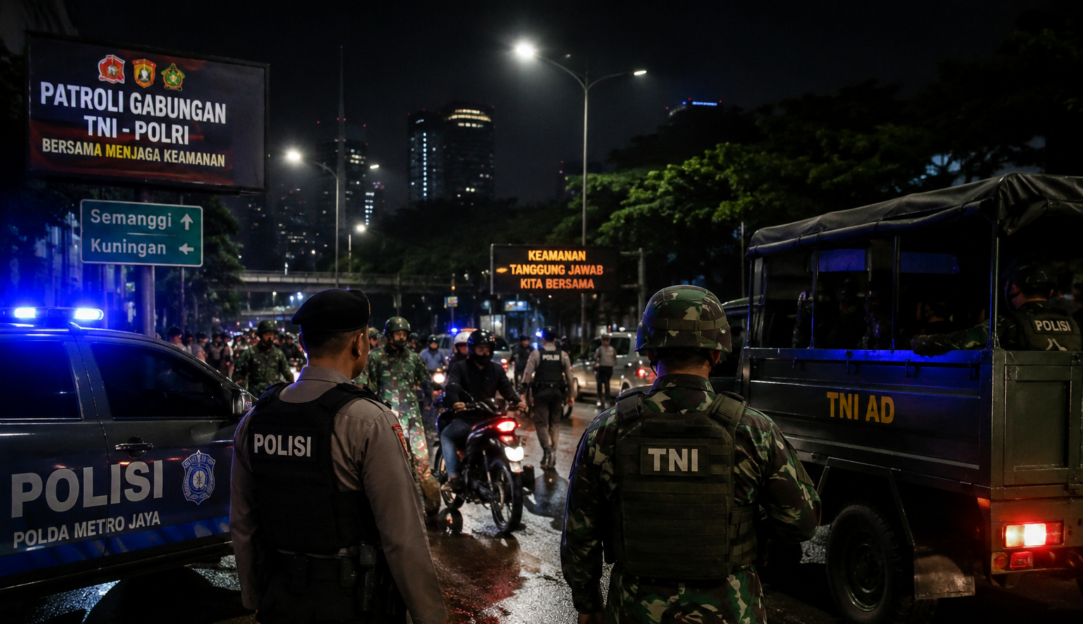 TNI Turun Buru Begal, Kemhan Tegaskan Patroli Gabungan demi Tekan ...