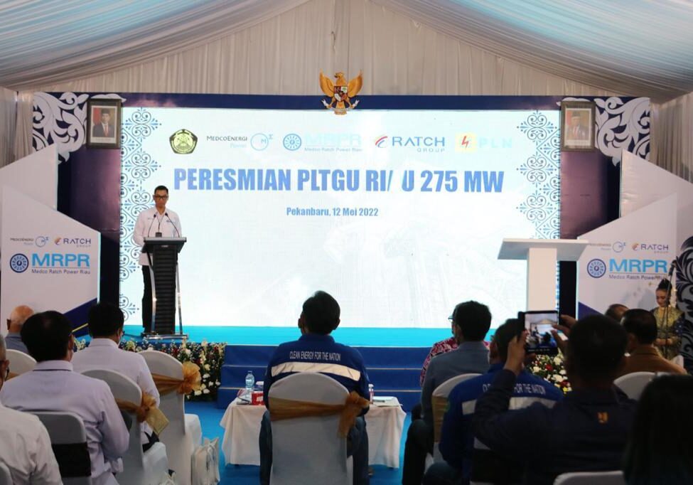 EGINDO | Menteri ESDM Resmikan PLTGU Riau Berkapasitas 275 Megawatt